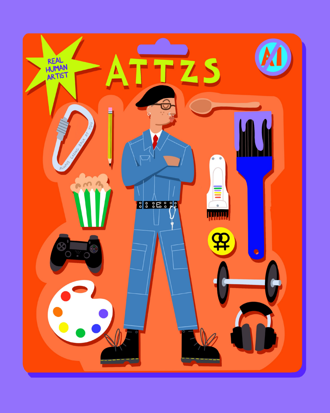 These artists are sharing their self-portrait action figures to fight ...